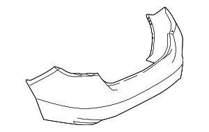 Mazda OEM Bumper Cover Part# GSYL-50-221B-BB | OEM Vehicle Parts