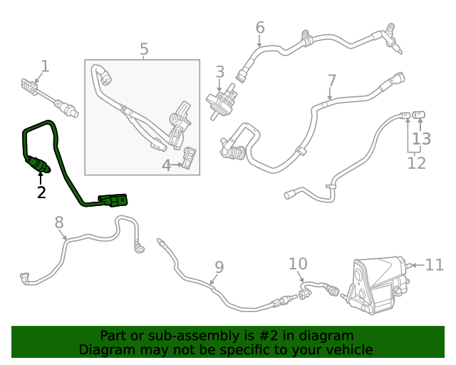 000-542-19-12 - Oxygen Sensor 2020-2023 Mercedes-Benz | AutoNationParts.com