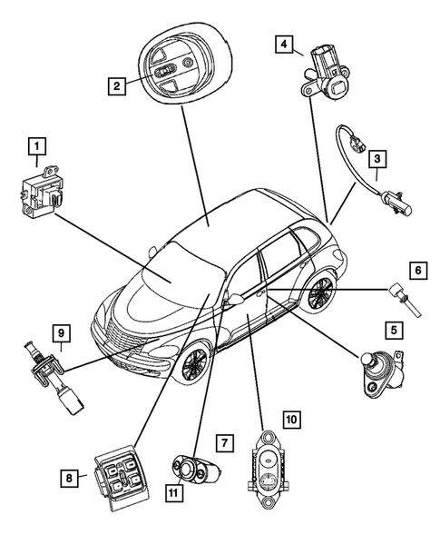 Switches for 2006 Chrysler PT Cruiser | Mopar Parts Store