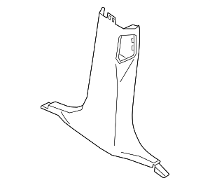 51-43-7-496-418 - Lower Center Pillar Trim 2019-2023 BMW | BMW OEM Parts
