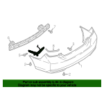 6410C433 - Side Retainer 2017-2024 Mitsubishi Mirage G4 | Mitsubishi ...