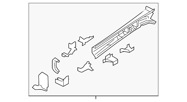 2014-2017 Subaru Inner Rail 51629FJ0409P | Subaru Parts Store