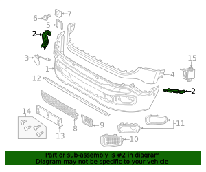 2015-2020 Jeep Renegade Side Retainer - Driver's Side (LH) 68247398AA ...