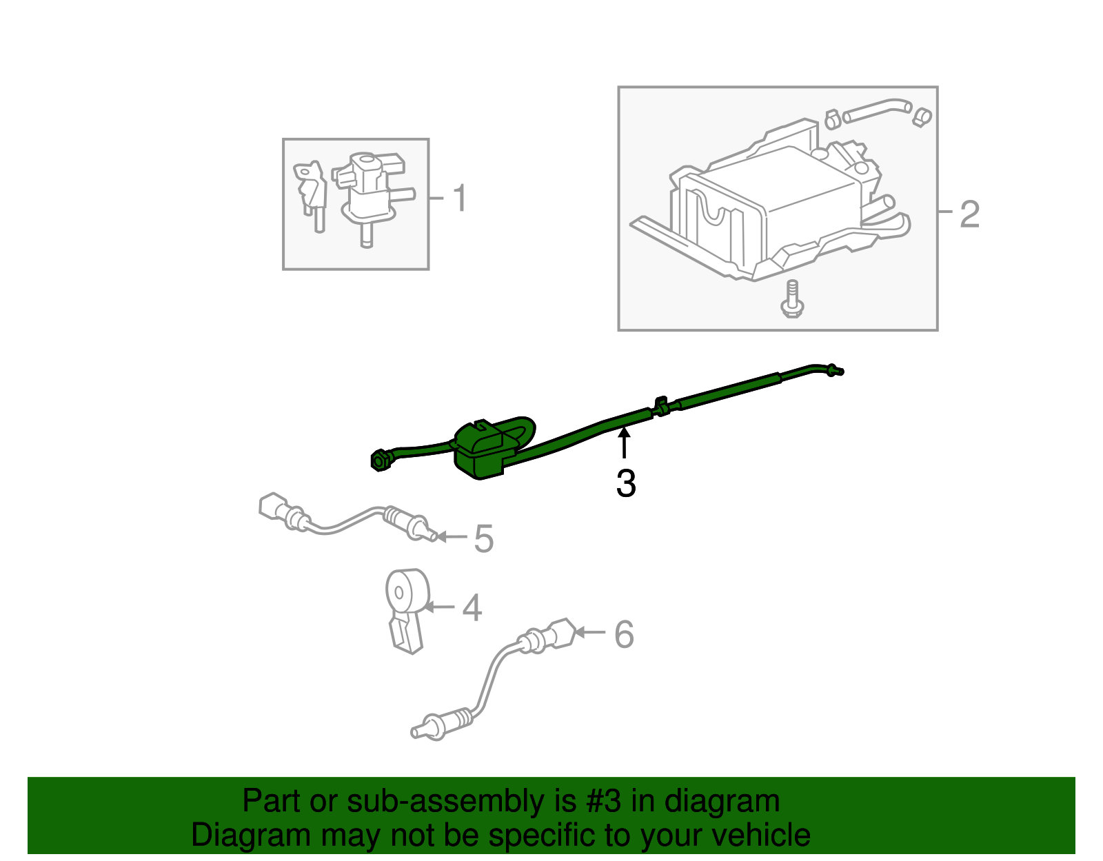 2006-2012 Toyota RAV4 Vapor Canister Filter 77706-0R011 | Toyota Parts ...