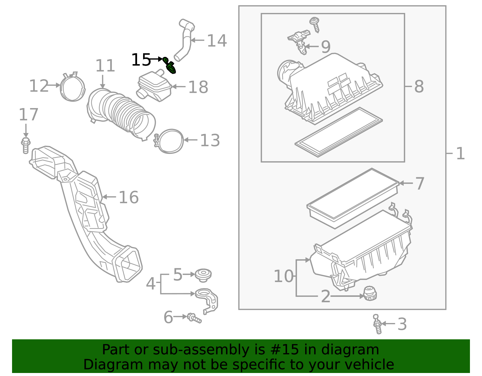 2010-2024 Toyota Vent Hose Clip 90467-21004 | Toyota Parts Center