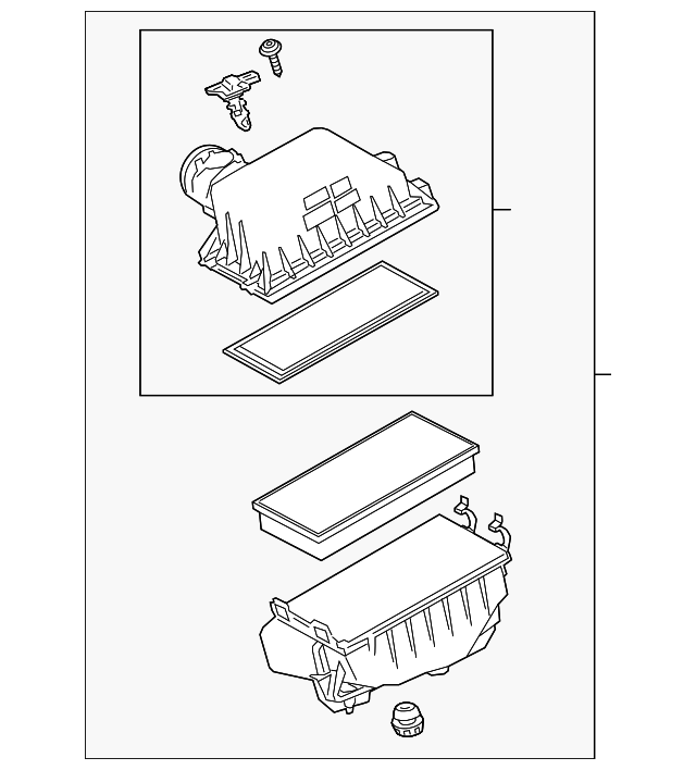 2022-2024 Toyota Air Cleaner Assembly 17700-F0131 | Toyota San Diego Parts