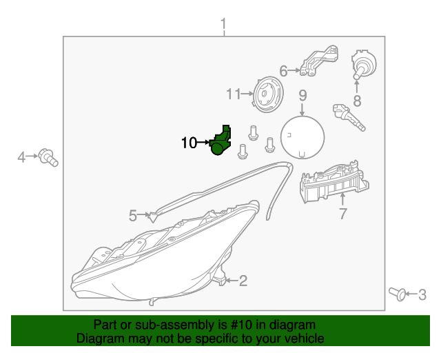 2017-2018 Infiniti QX30 Signal Bulb 26261-8999B | OEM Parts Online