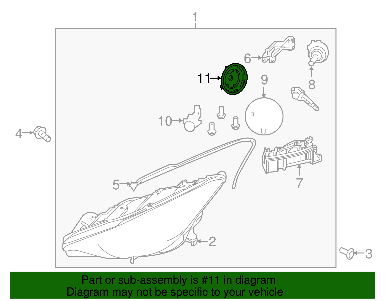 2017-2019 Infiniti QX30 Signal Bulb Cover 26030-5DA0B | Infiniti of ...