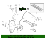 85381-12400 - Washer Nozzle - 2013-2019 Toyota | Toyota Parts Delivered