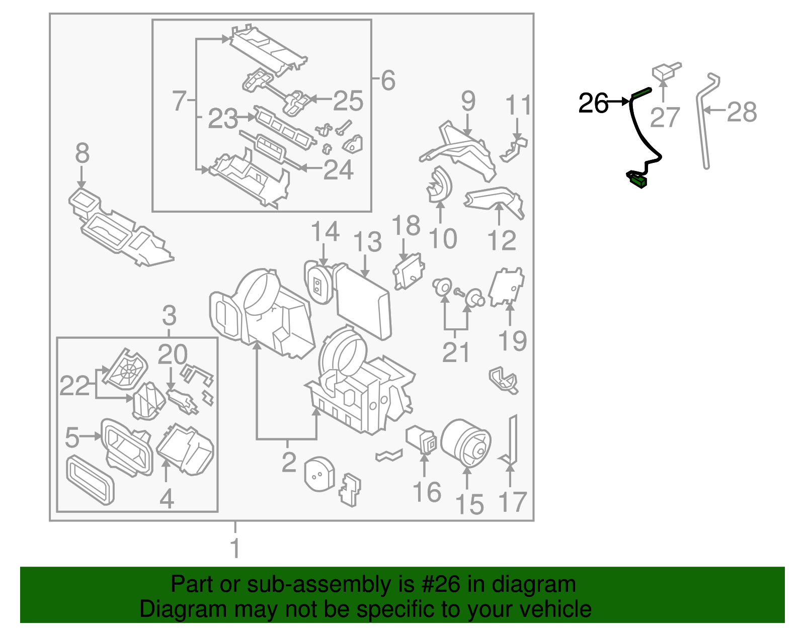 2008-2015 Nissan Thermistor Probe 27723-JM00A | Scott Evans Nissan Parts