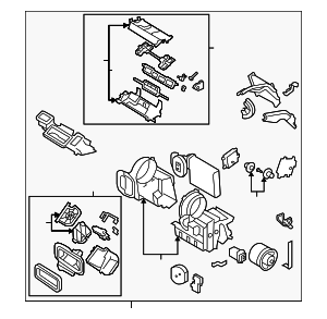 2011-2015 Nissan AC & Heater Assembly 27210-JM01A | TascaParts.com