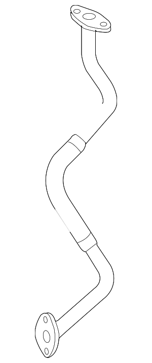 2006-2008 Volkswagen Turbocharger Oil Line 06F-145-735-D | vwpartscente