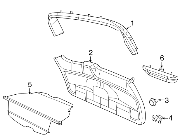 1998-2020 Mopar Courtesy Lamp 4685282AE | TascaParts.com