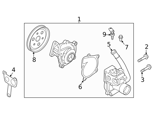 25100-2S000 - Water Pump Assembly - 2020 2021 Hyundai Sonata | Joseph ...
