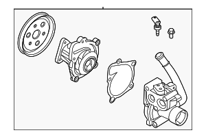25100-2S000 - Water Pump Assembly - 2020 2021 Hyundai Sonata | Joseph ...