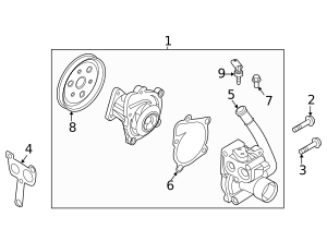 2020-2024 Hyundai Gasket 25130-2S000 | Hyundai Wholesale Direct