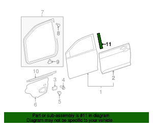 75921-52090 - Black Out Tape 2007-2012 Toyota Yaris | Bam Wholesale Parts