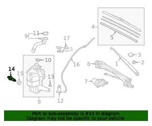 85397-AA040 - Washer Fluid Level Sensor 2004-2024 Lexus ...