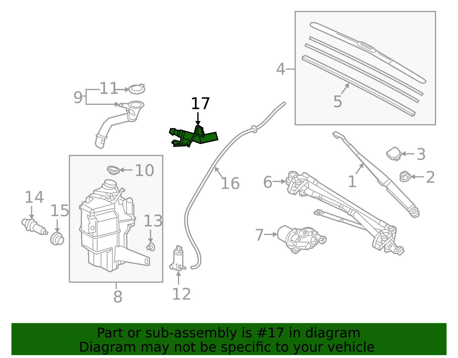 85381-30220 - Nozzle 2013-2025 Lexus | Lexus Parts Outlet
