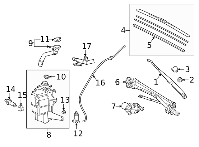 85397-AA040 - Level Sensor For 2004-2024 Lexus | Lexus OE Parts