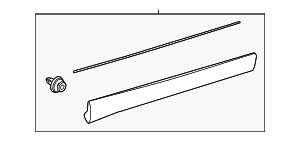 2021-2024 Toyota Venza Body Side Molding 75074-48010 | OEM Parts Quick