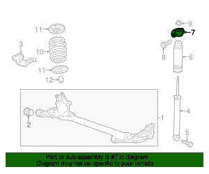 GM Parts | Genuine Shock Mount Part# 13252362 | GM Parts Store