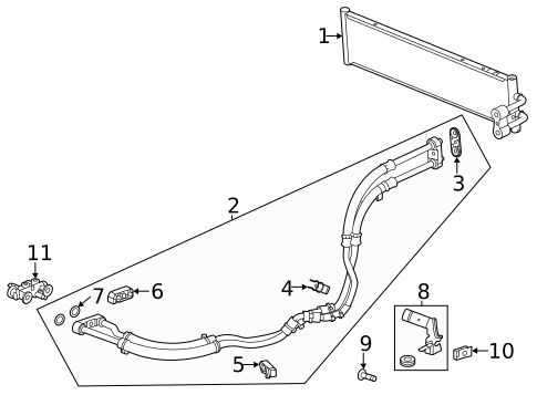 Trans Oil Cooler for 2020 Cadillac CT5 | OEM Parts Online