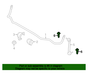 2006-2022 BMW Stabilizer Link Nut 33-32-6-768-884 | BMW Parts Source