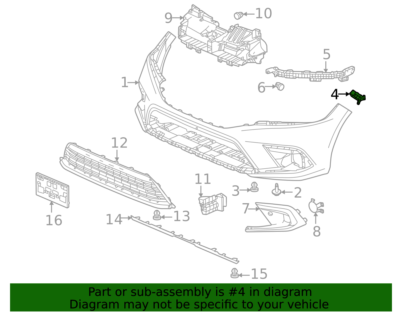 2022-2024 Honda Civic 22-23 Honda Civic Right (Passenger) Front Bumper ...