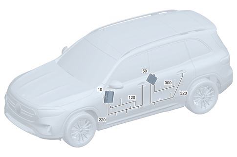 Door Wiring Harness and Door Control Module for 2021 Mercedes-Benz ...