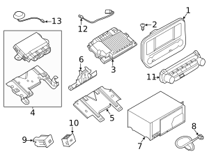 2020 Ford Module Bracket JK2Z-14A301-A | QuirkParts