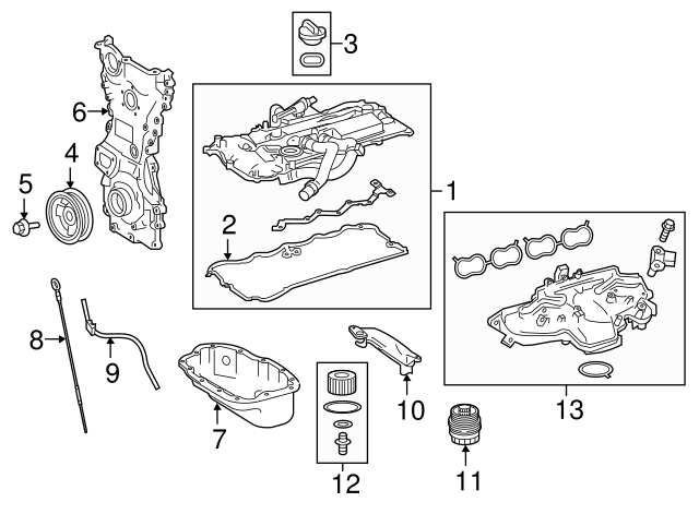 2015-2024 Lexus Valve Cover Gasket 11213-36050 | Lexus of Pembroke ...