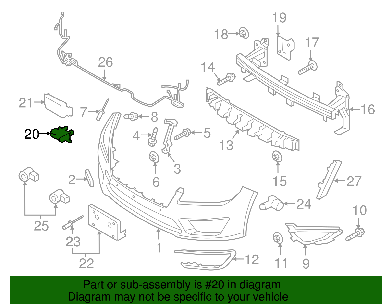 Ford Dealership 2011-2025 Ford Motorcraft™ Ambient Air Temperature ...