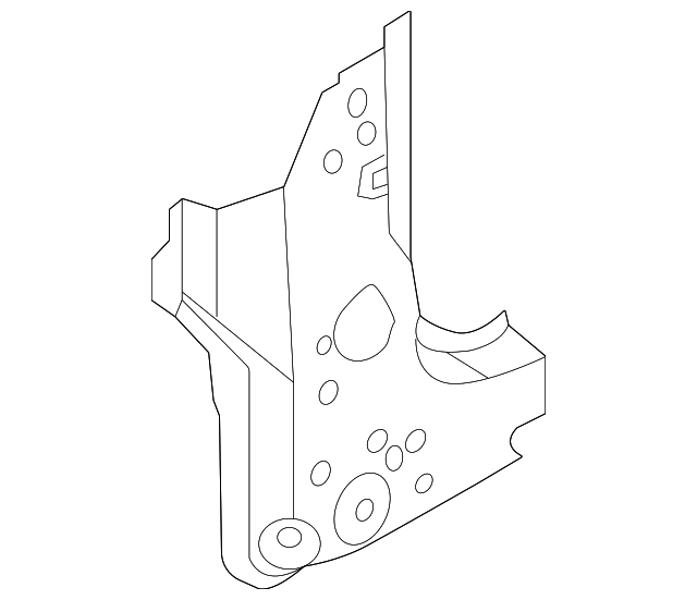 LJ9Z-5802038-A - Inner Hinge Pillar - 2021-2024 Ford Mustang Mach-E ...