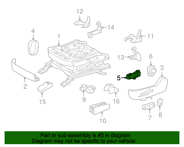 2010-2023 Lexus Switch 84070-60050 | OEM Parts Online