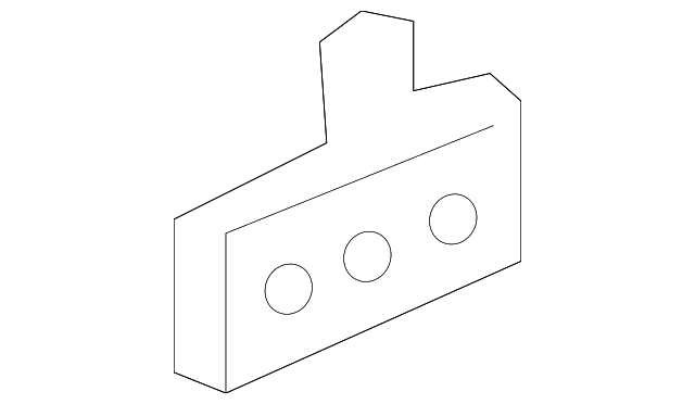 2018-2020 Buick Enclave Lower Bracket 84461395 | GMPartsDirect.com