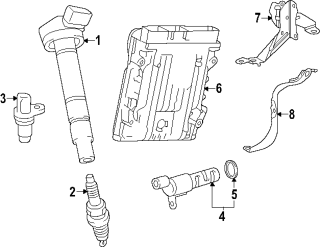2024 Toyota Tacoma Engine Control Module (ECM) 89661-04M20 | Toyota ...