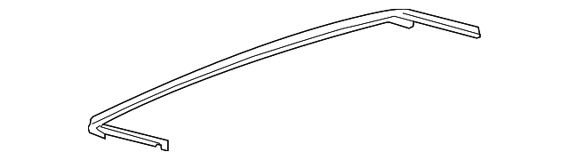 2017-2024 GM Sunroof Air Deflector 84991405 GM | GMPartsDirect.com