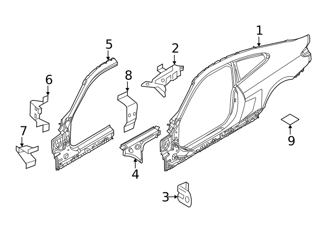 Genuine BMW 41-00-9-879-780 | Aperture Panel | FREE Shipping on Most ...
