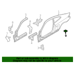 41217275563 - 2014-2024 BMW Quarter Panel Reinforced Plate (41-21-7-275 ...