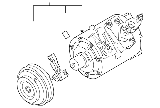 2019-2020 Ford Compressor Assembly K2GZ-19703-A | TascaParts.com