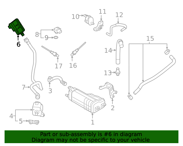 2018-2023 Subaru Emission Filter 42072FL010 | Subaru Parts For You