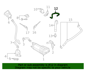 2019-2024 Subaru Vacuum Hose 99081AA470 | Subaru Parts Store