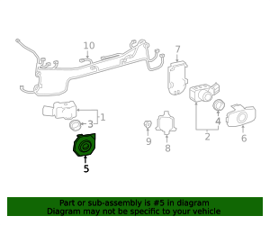 89348-07110-D0 - Park Sensor Retainer Bracket - 2019-2021 Toyota Avalon ...