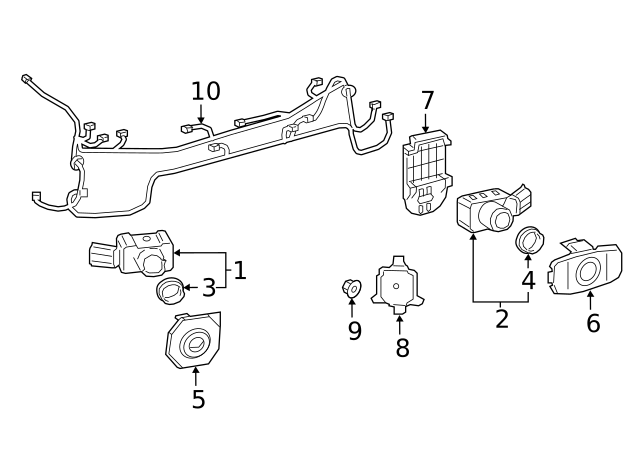 2018-2022 Toyota Retainer 89348-06050 | Toyota Parts Center