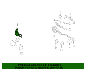 82401-JK000 - Upper Hinge 2007-2020 Infiniti | INFINITI Parts ...
