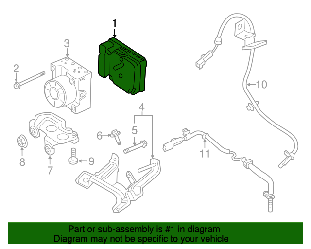 2019 Ford Edge ABS Control Module K2GZ-2C219-E | TascaParts.com