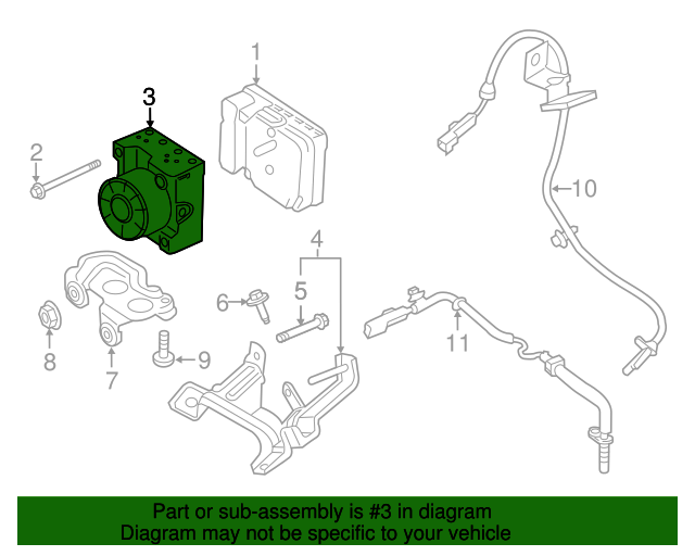 2019-2020 Ford Edge ABS Control Unit K2GZ-2C286-B | TascaParts.com