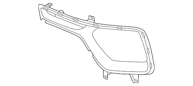 2020-2022 Kia Soul Headlight Bezel 86595-K0500 | TascaParts.com
