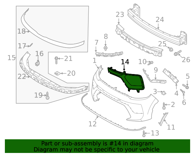 2020-2022 Kia Soul Headlight Bezel 86595-K0500 | TascaParts.com